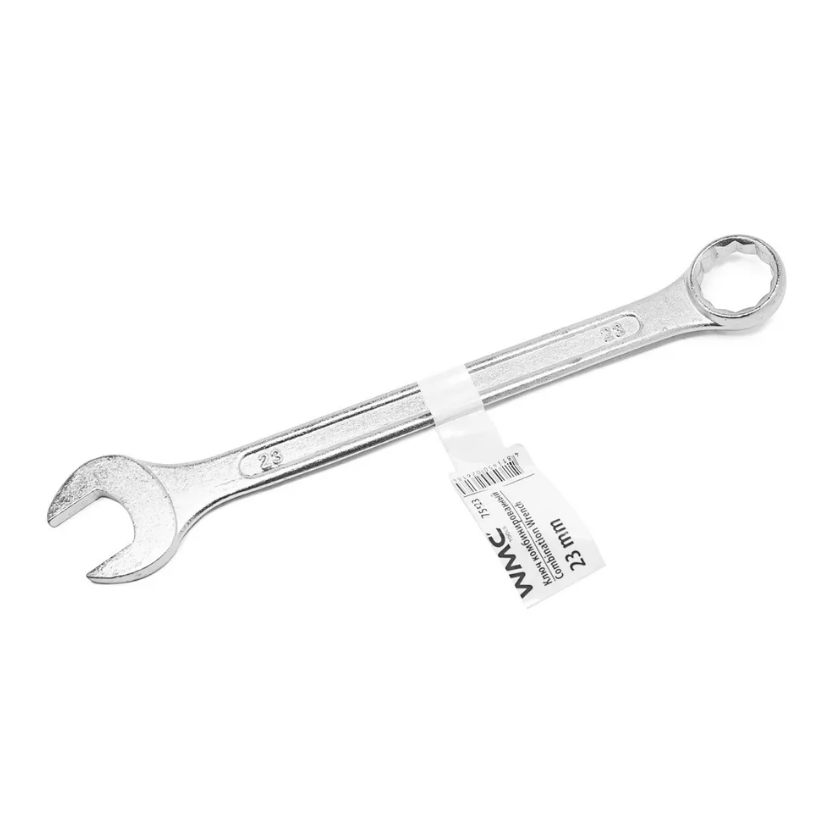 Ключ комбинированный 23мм 12-гранный прямой WMC TOOLS