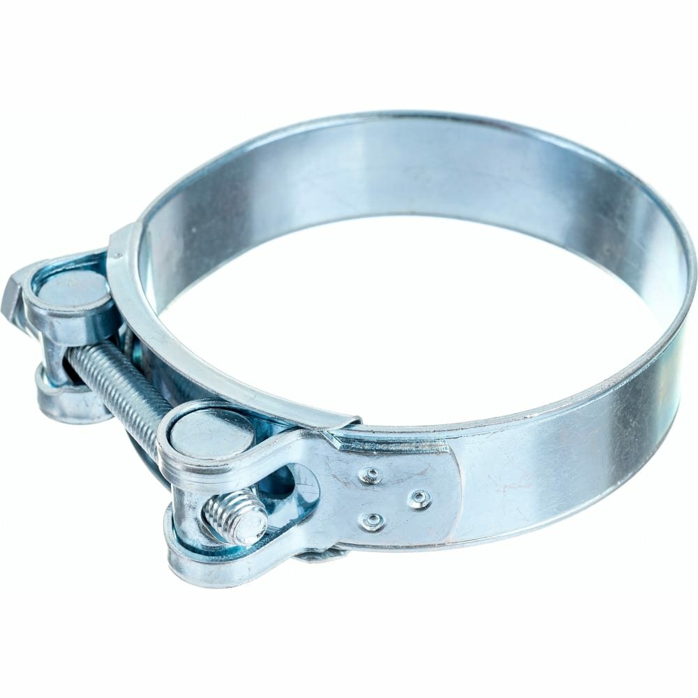 Силовой хомут Nord-Yada Д: м, Ш: 24 мм, Т: 1.5 мм, болт: М8х70, оцинкованная сталь 8x70