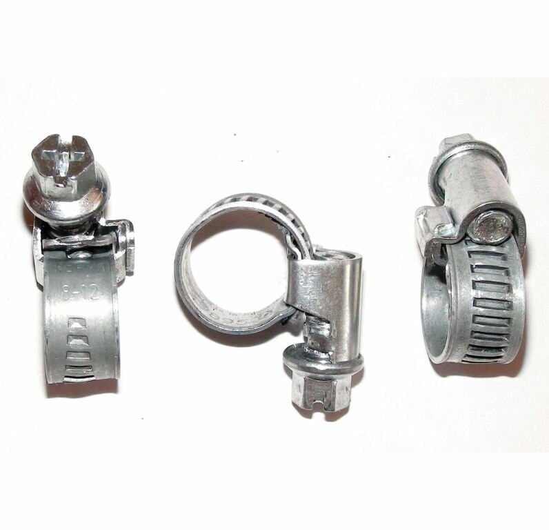 Хомут червячный 08-12 (10 штук)