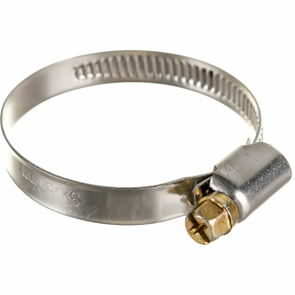 Червячный хомут нерж Gigant 32-50 мм/9 W2, 25 шт G/1/47, из нержавеющей стали, для монтажа трубопроводов