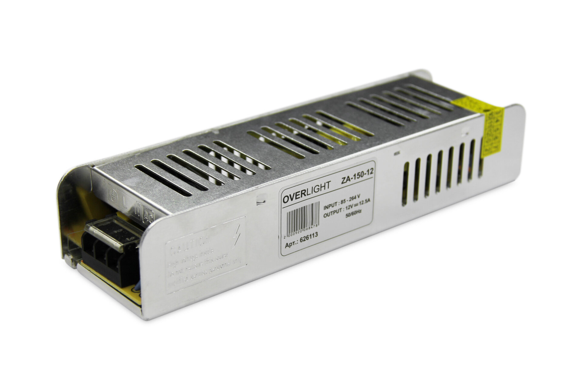 Источник напряжения ShopLEDs Блок питания ZA-150-12 (12V,150W, 12.5A, IP20)