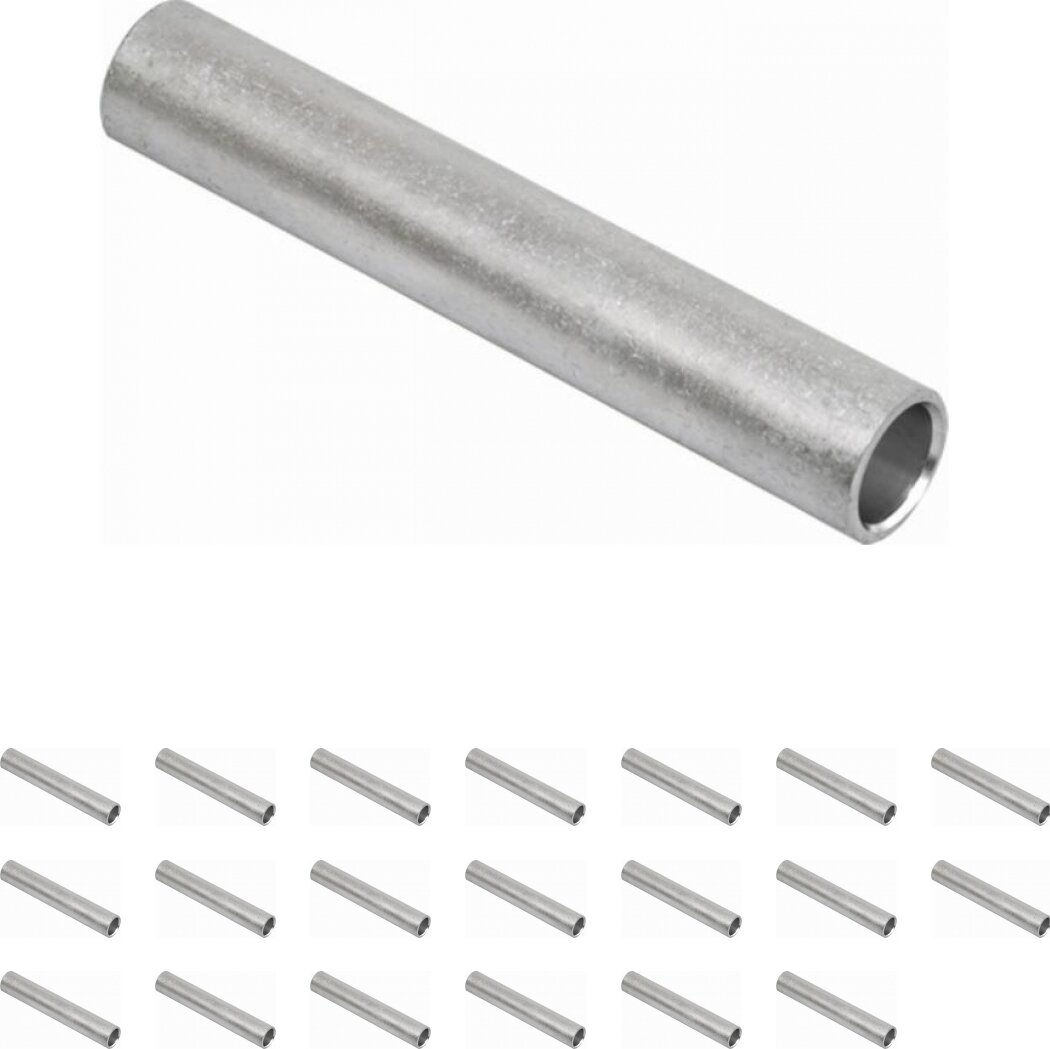 Гильза IEK GL-16 алюминиевая соединительная (комплект из 20 шт)