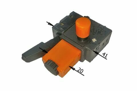 Выключатель FA2-4/1BEK 4(4)A/250V для дрелей 1305, Colt, шт