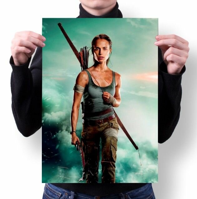 Плакат Расхитительница гробниц, Tomb Raider №9, А2