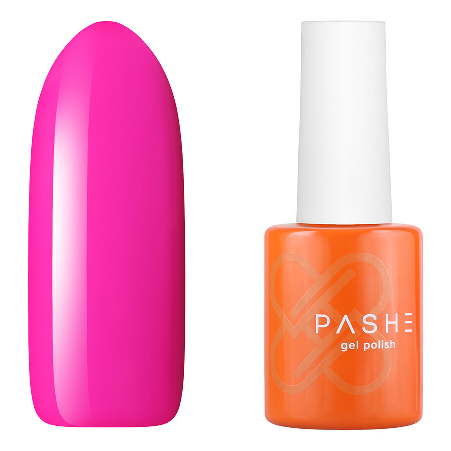 Цветной гель-лак PASHE, Atelier №28 - "насыщенный пурпурный", 9 мл