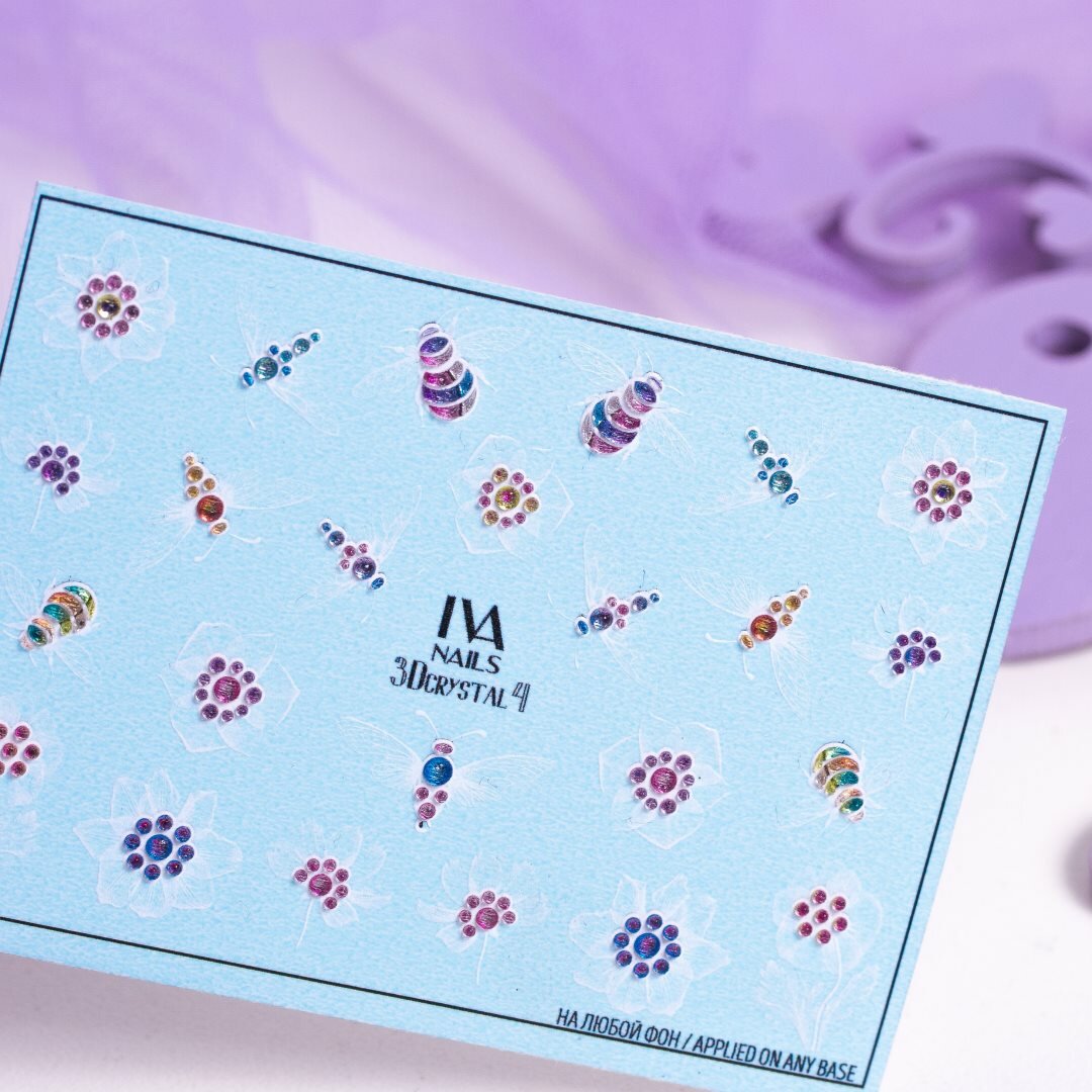 Слайдер-дизайн IVA NAILS 3D Crystal-4