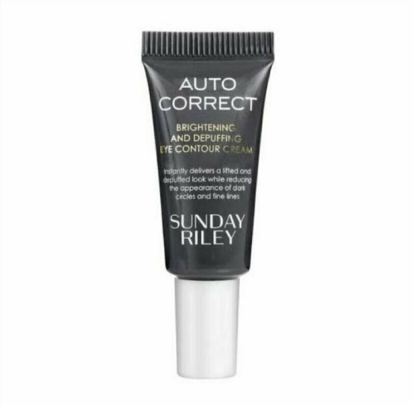 SUNDAY RILEY Увлажняющий крем для глаз AUTO CORRECT BRIGHTENING AND DEPUFFING (Travel size) 3 мл
