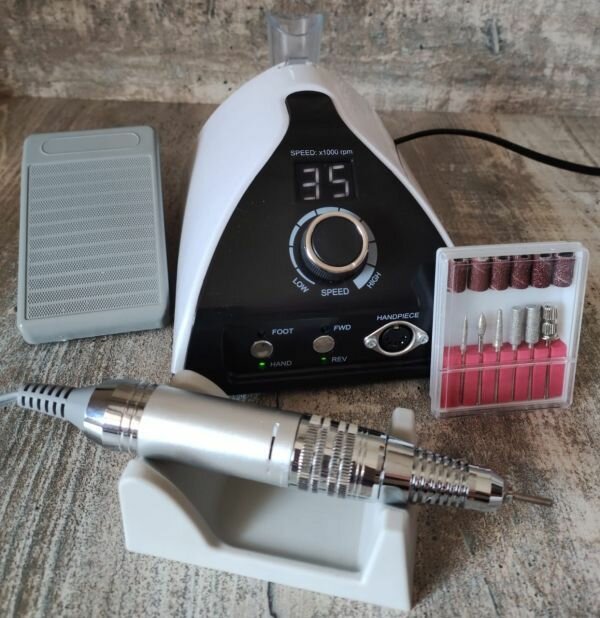 Машинка для маникюра и педикюра Nail Master-711, 35000 об/мин, 45 Вт