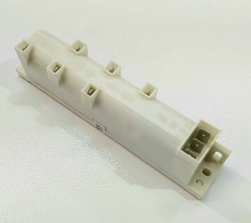 Блок электророзжига газа BR-1-6 (одноразрядный) 6-и канальный (142х27х36мм)