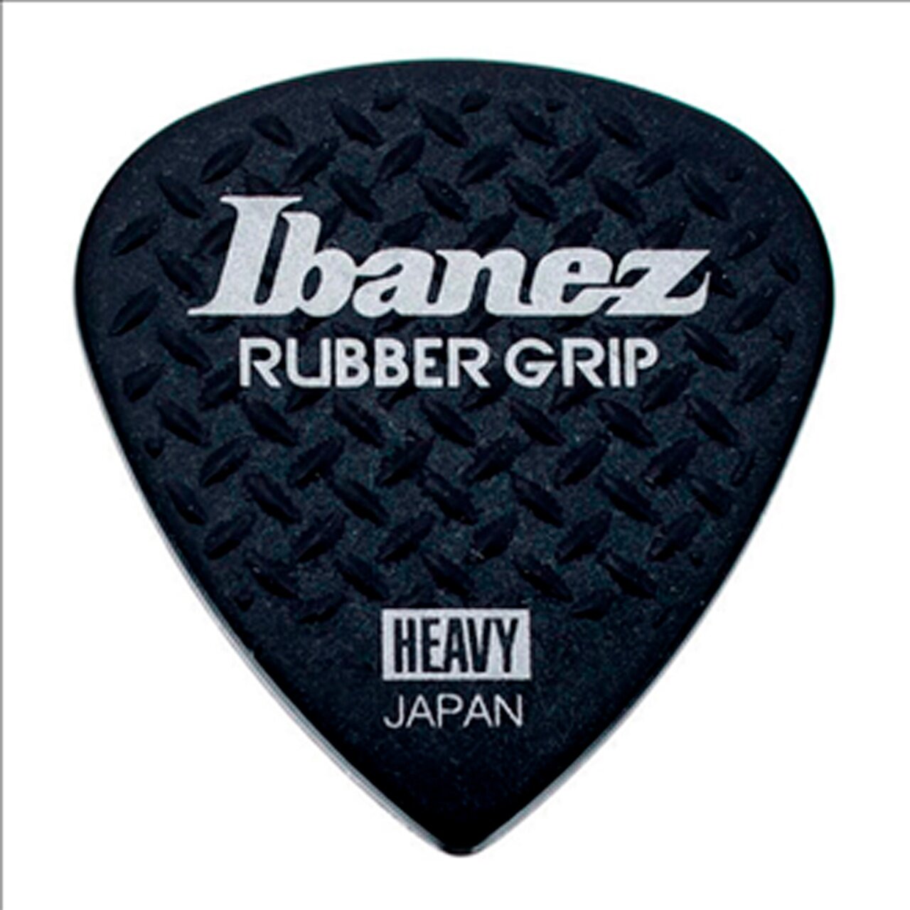Медиатор для гитары IBANEZ RUBBER GRIP PPA16HRG-BK, черный, 1 шт