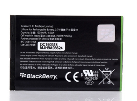 Аккумуляторная батарея MyPads 1798 mAh JM1 на телефон BlackBerry Bolt 9900 + инструменты для вскрытия