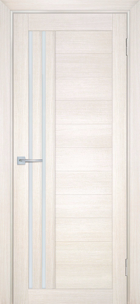 Комплект двери Мариам техно 738 nanotex сандал бежевый стекло белый сатинат 200*80 +коробка и наличники