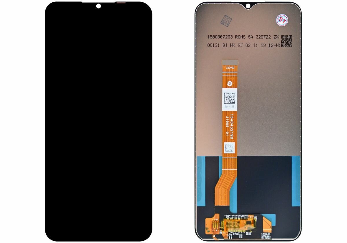 Дисплей для Realme C35 (RMX3511)+тачскрин (черный)