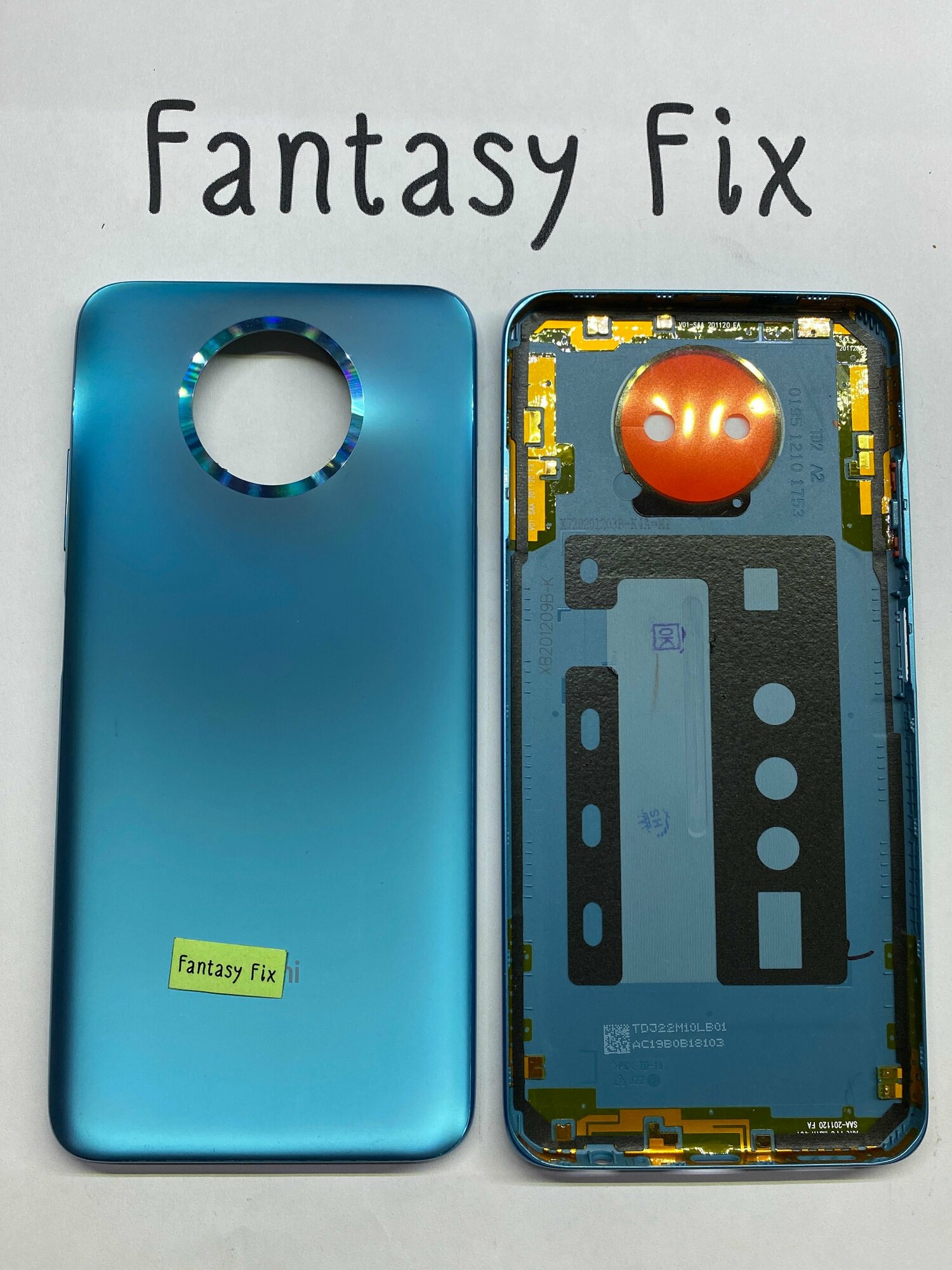 Задняя крышка для Xiaomi Redmi Note 9T (M2007J22G) зеленый
