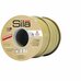 Самоклеящийся уплотнитель Sila Home D100м, 9х7,4мм, белый, 1CX (S) 1CX