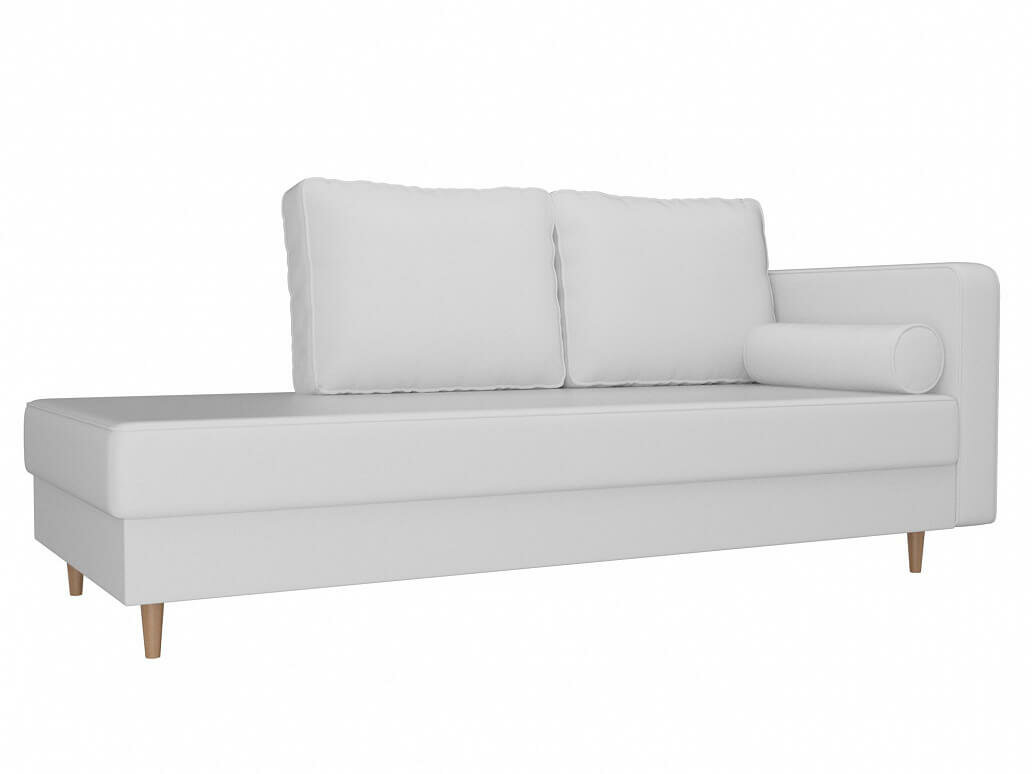 Artum Кушетка Прайм Кожа Белый Правая