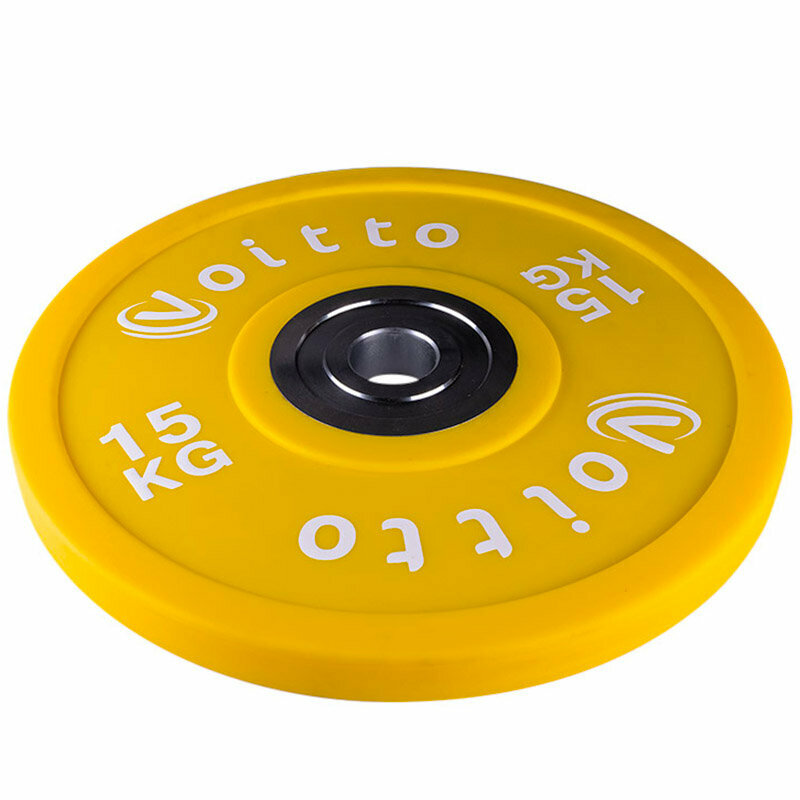 Диск бамперный Voitto V-406 CPU 15 кг, цветной (d51)