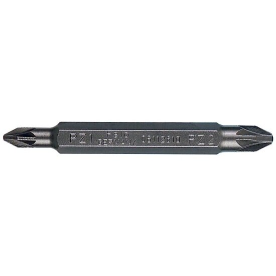 Двухсторонняя бита Felo 06112610, серия Industrial, PZ1/PZ2, 60мм