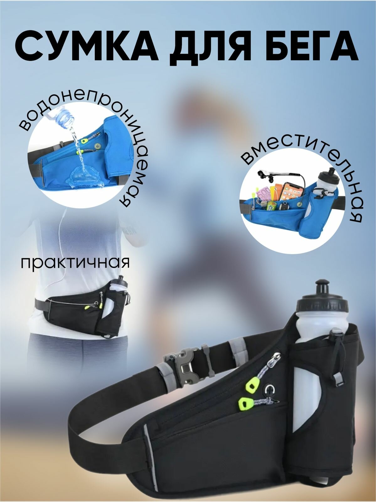 Сумка поясная