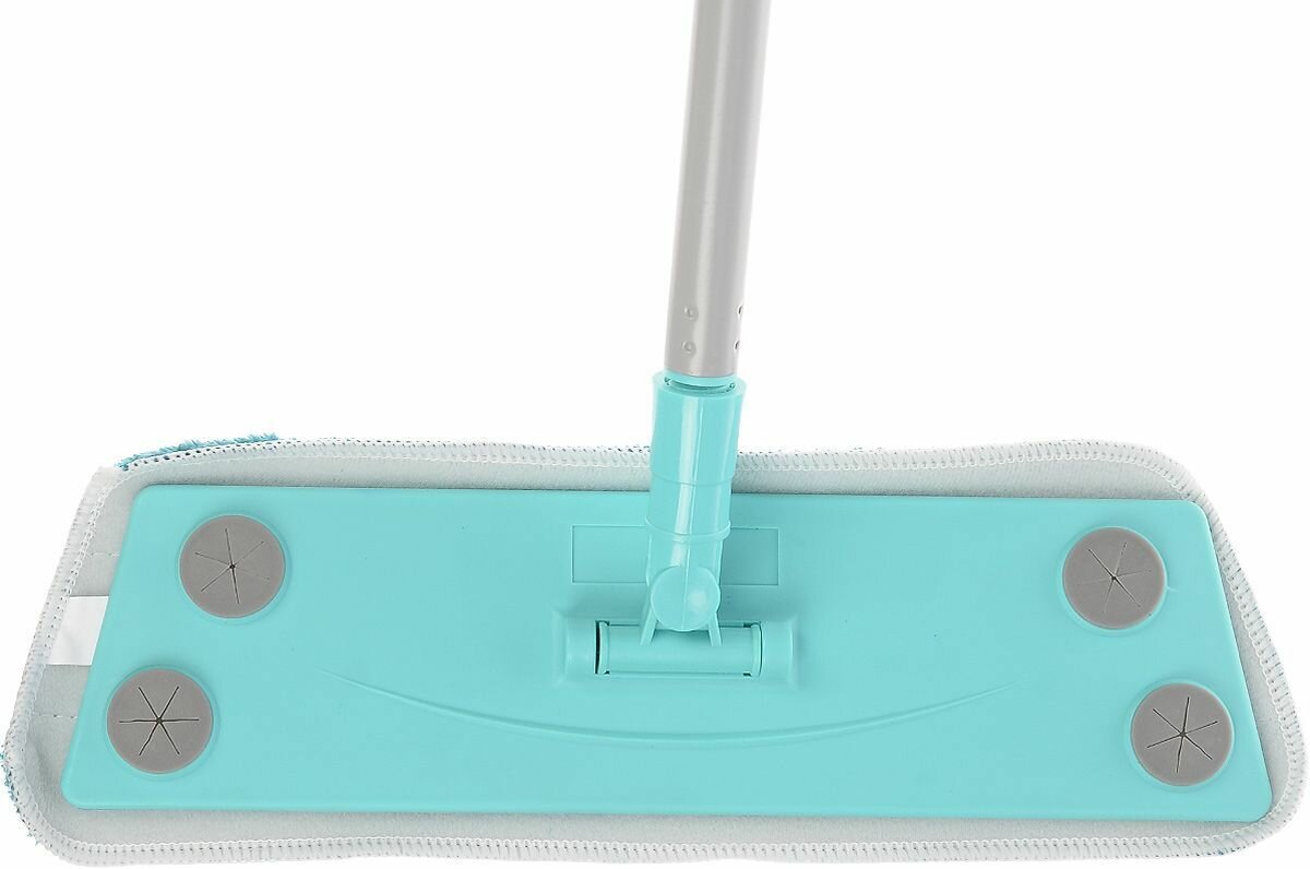 Home Queen You'll Love Top Class Швабра для пола телескопическая с насадкой из микрофибры на липучке