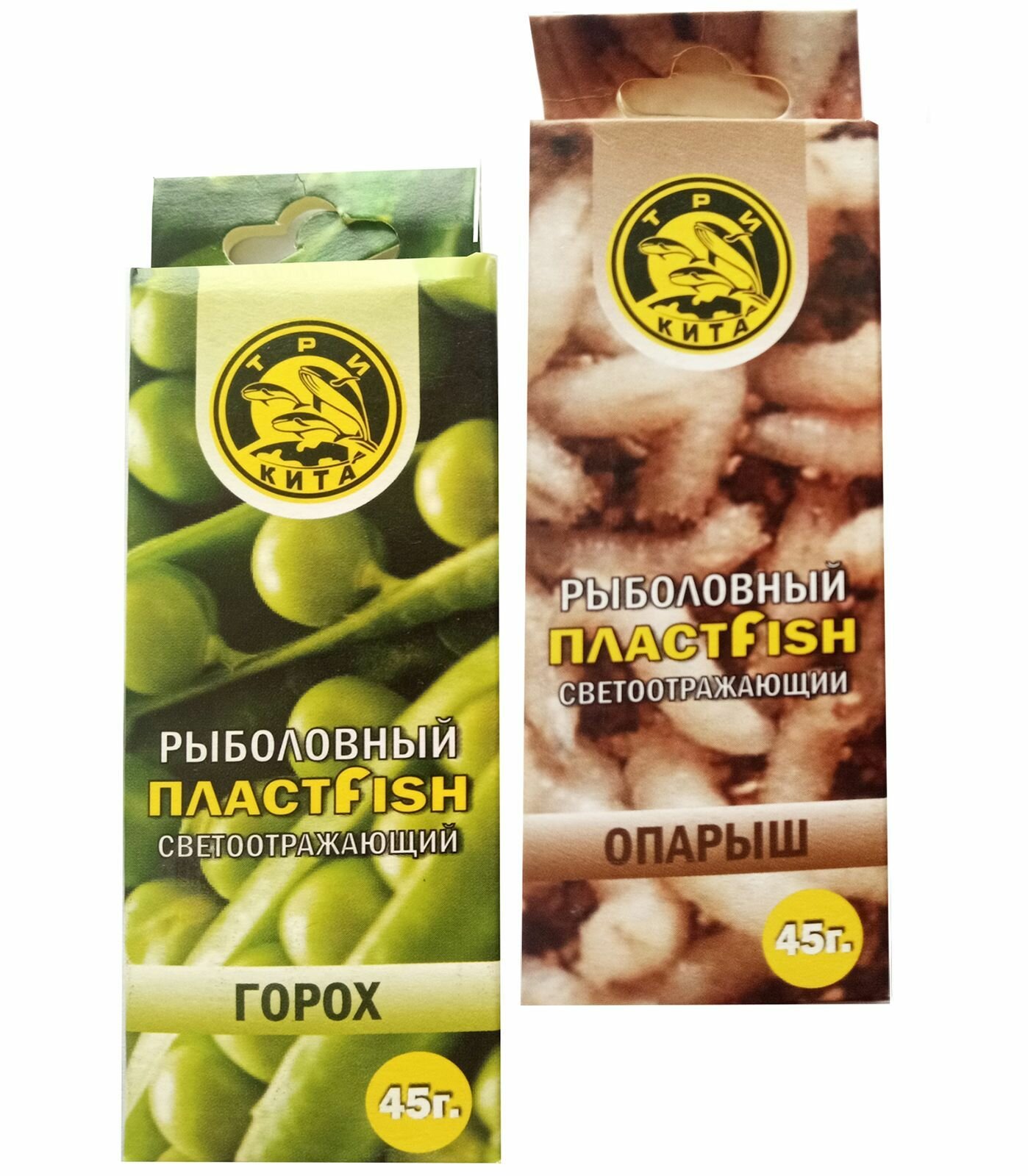 Пластилин рыболовный мягкий насадочный ПлаcтФиш Горох, Опарыш с блестками ароматный 90 гр