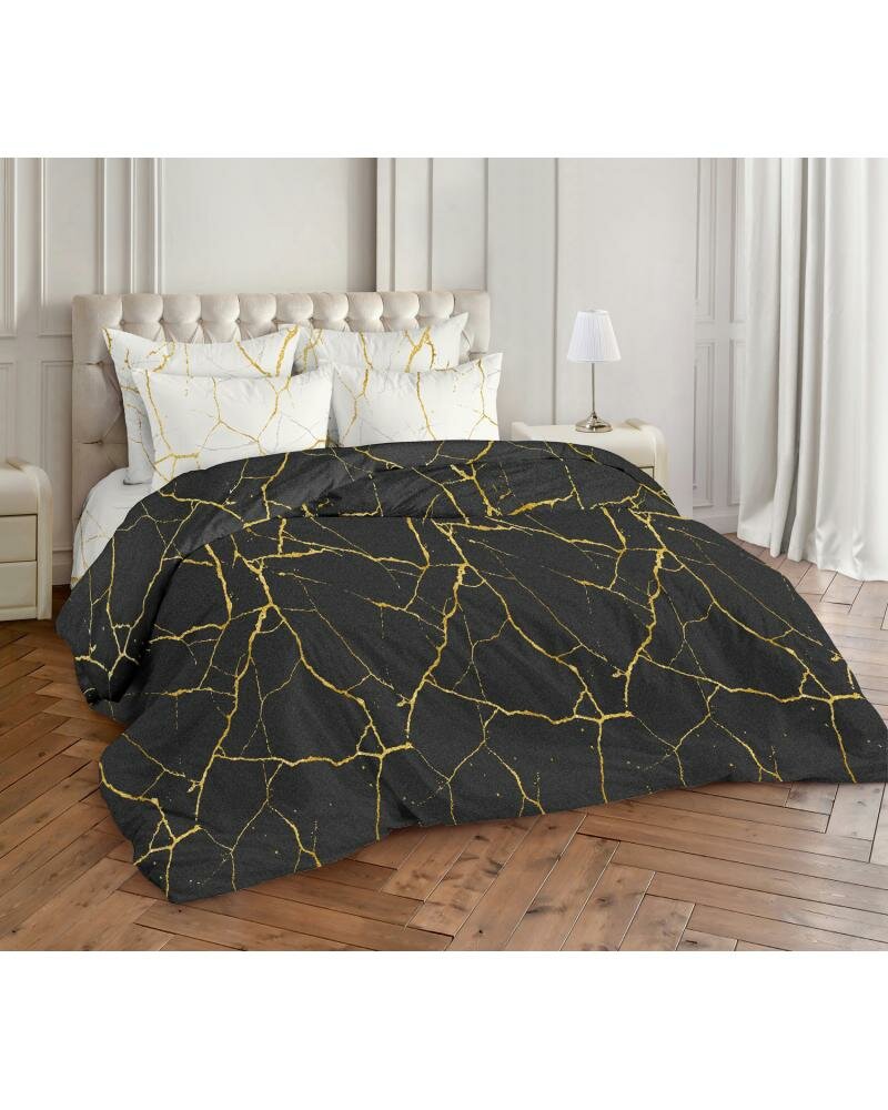 Комплект постельного белья из поплина "День и ночь" 2 спальный