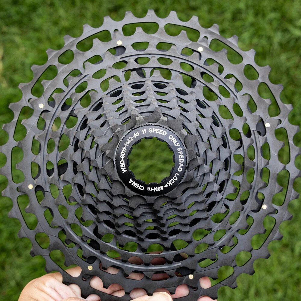 SPEDAO SLR2 велосипедная кассета 11 скоростей 11-42T Серый, Black Cassette