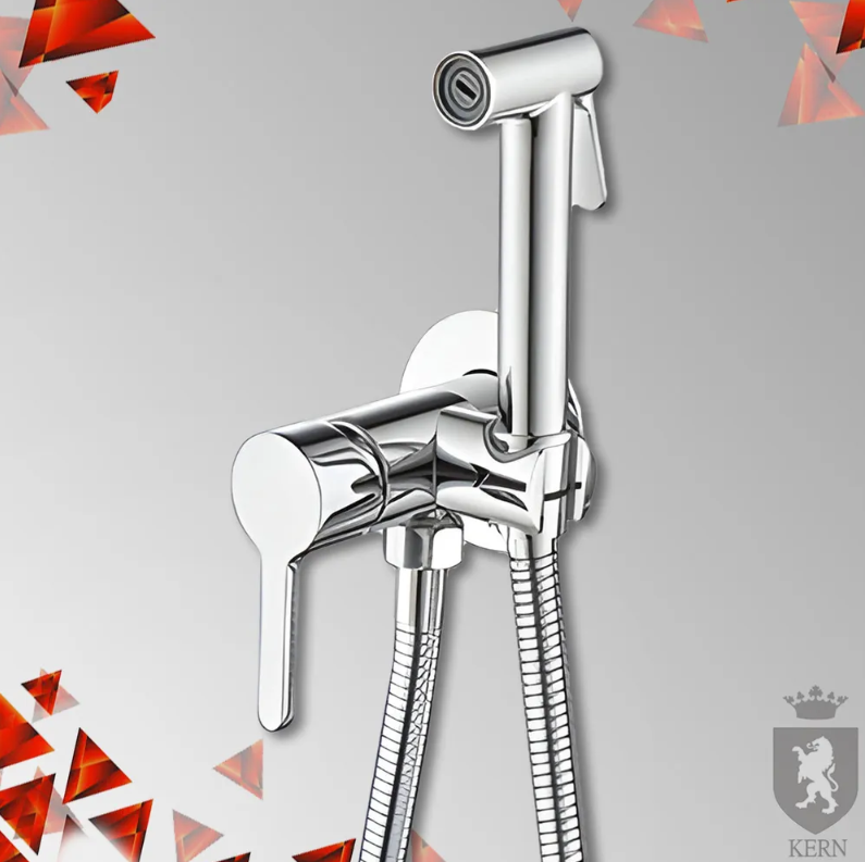 Смеситель встраиваемый для биде KERN 4048 хром