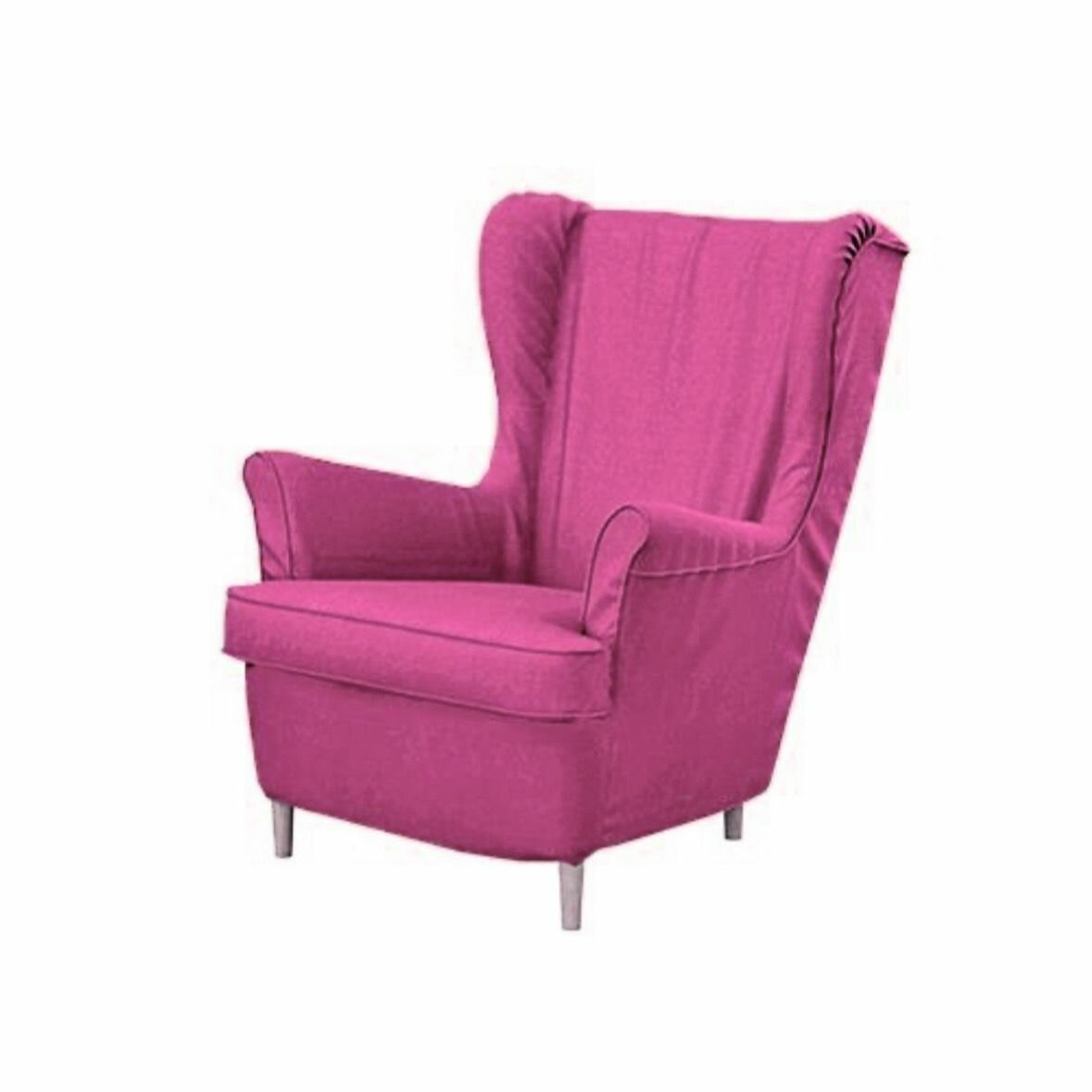 Чехол на кресло Страндмон STRANDMON Цвет Розовый, Велюр "Антикоготь".