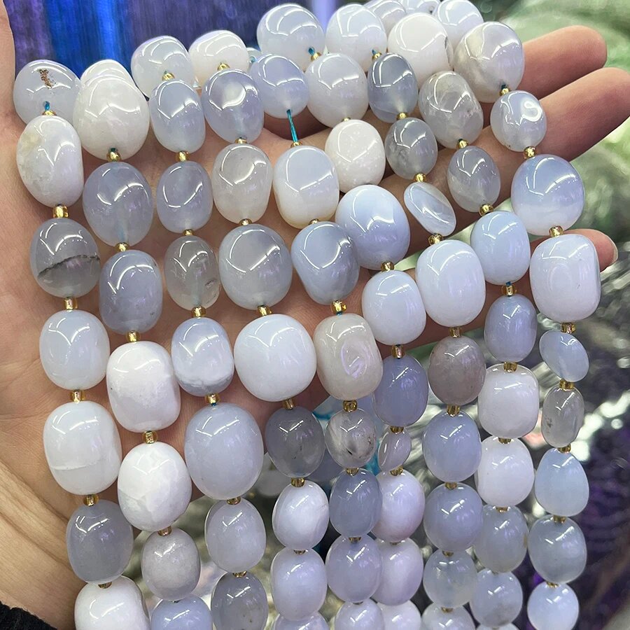 Фиолетовый Агат бусины AVANKY 12-15 мм