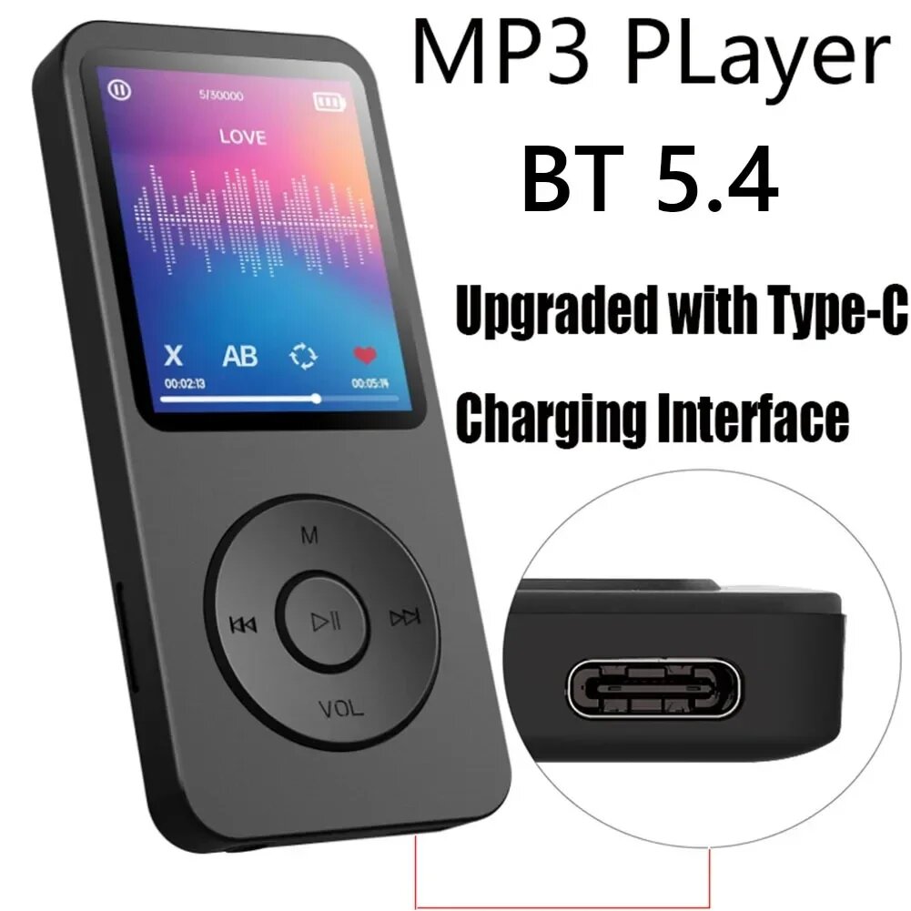 MP3-плеер INMAS 32GB, Type-C, Bluetooth 5.4 — фото 1