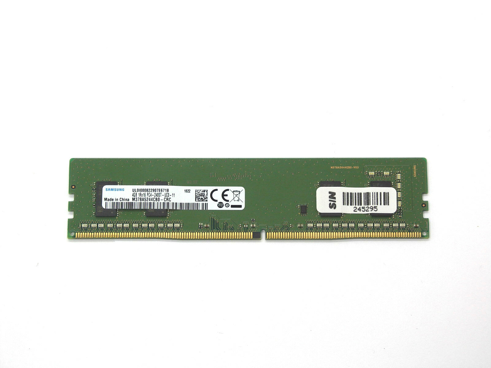 Оперативная память DIMM DDR4 4Gb 2400Mhz PC-19200 Samsung M378A5244CB0-CRC