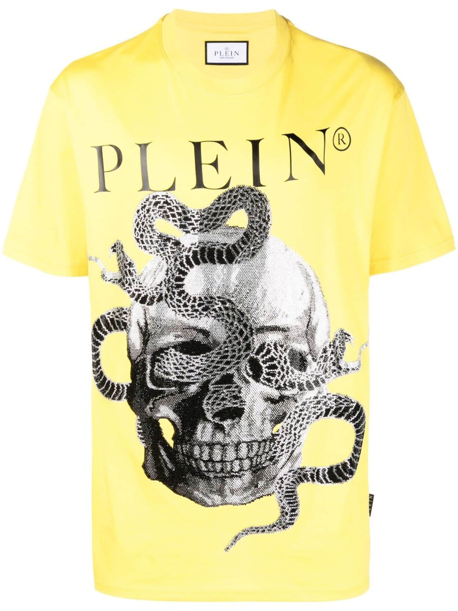 Футболка PHILIPP PLEIN Snake, размер 58, ochre yellow