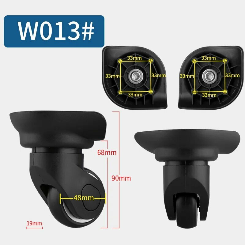 Универсальные Запчасти для чемоданов, Универсальные шкивы для колес, запасные амортизирующие Универсальные ролики