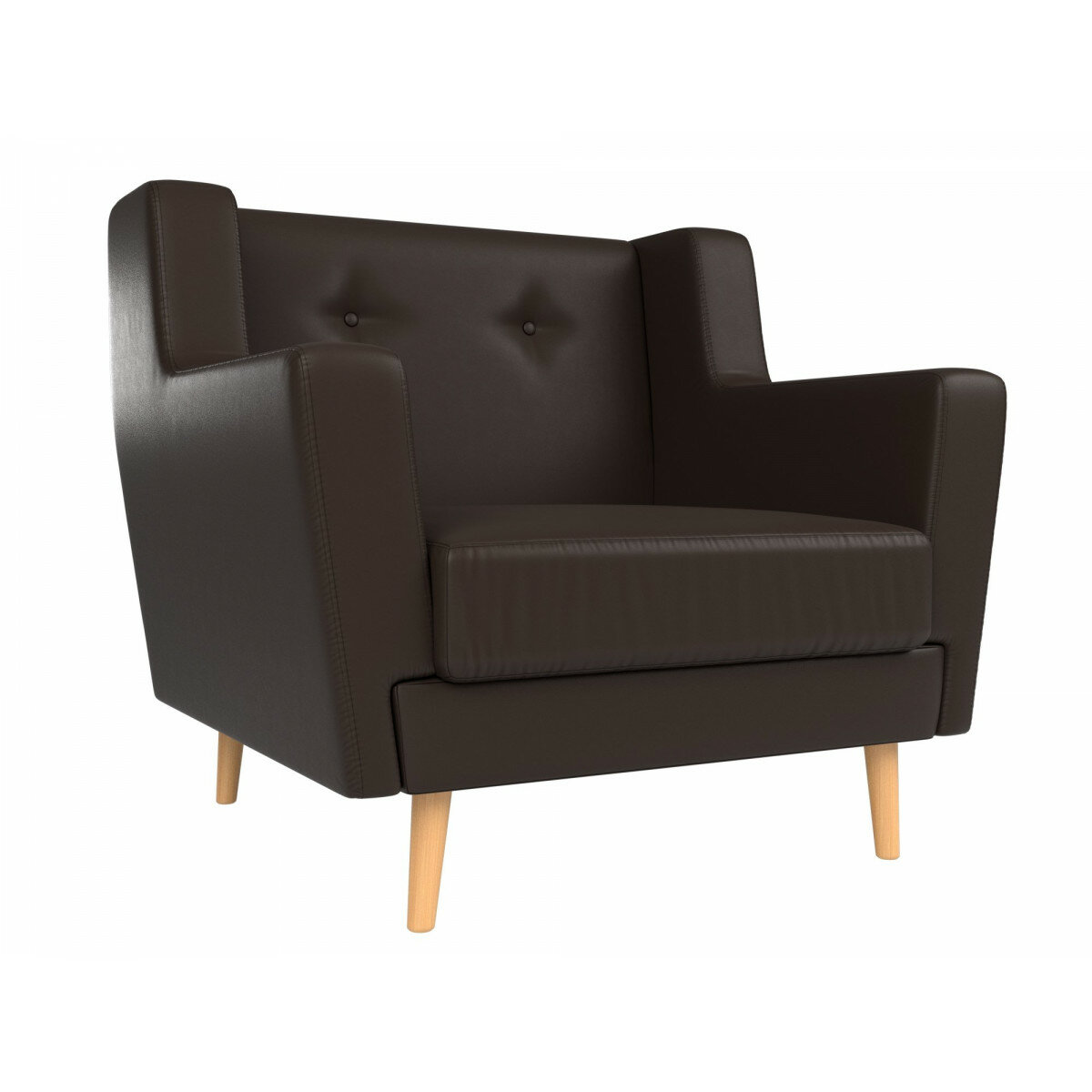 Кресло Брайтон, Экокожа, Модель 108885