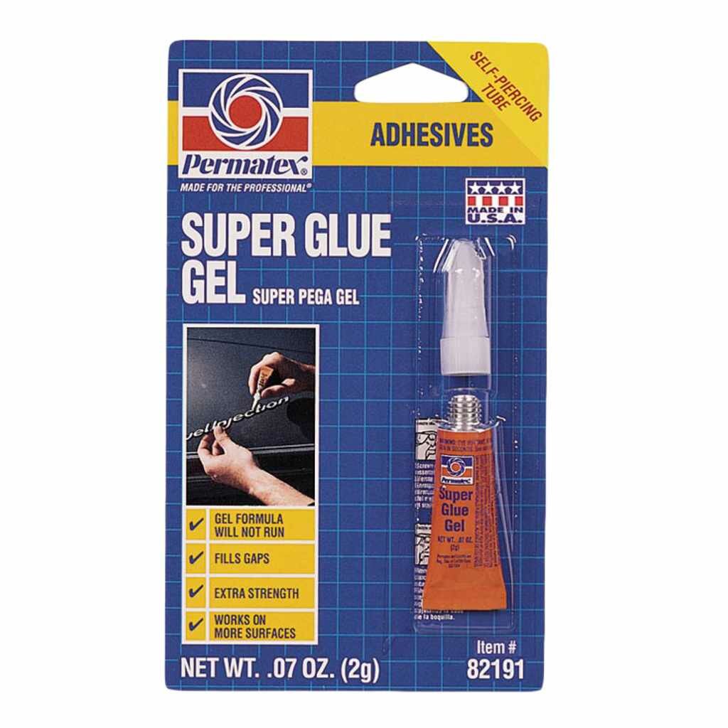 Клей-супер универсальный гель 2г Super Glue Gel, 82191, PERMATEX