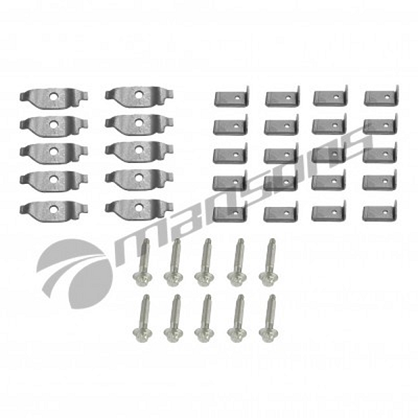 MANSONS 200.025 комплект монтажный на диск (20прижимов+10пластин с болтами)\daf cf65