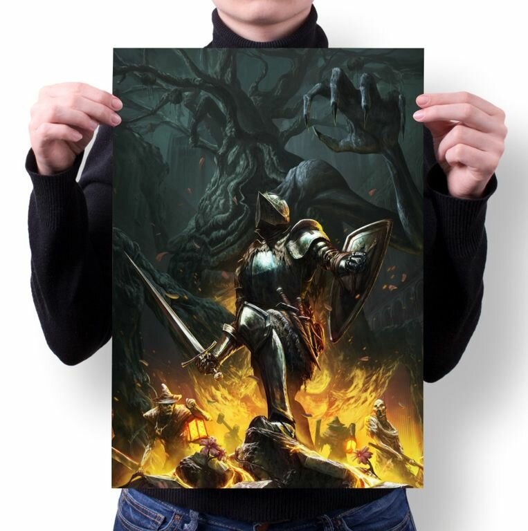 Плакат по игре Dark Souls, Дарк Соулс №6, А3