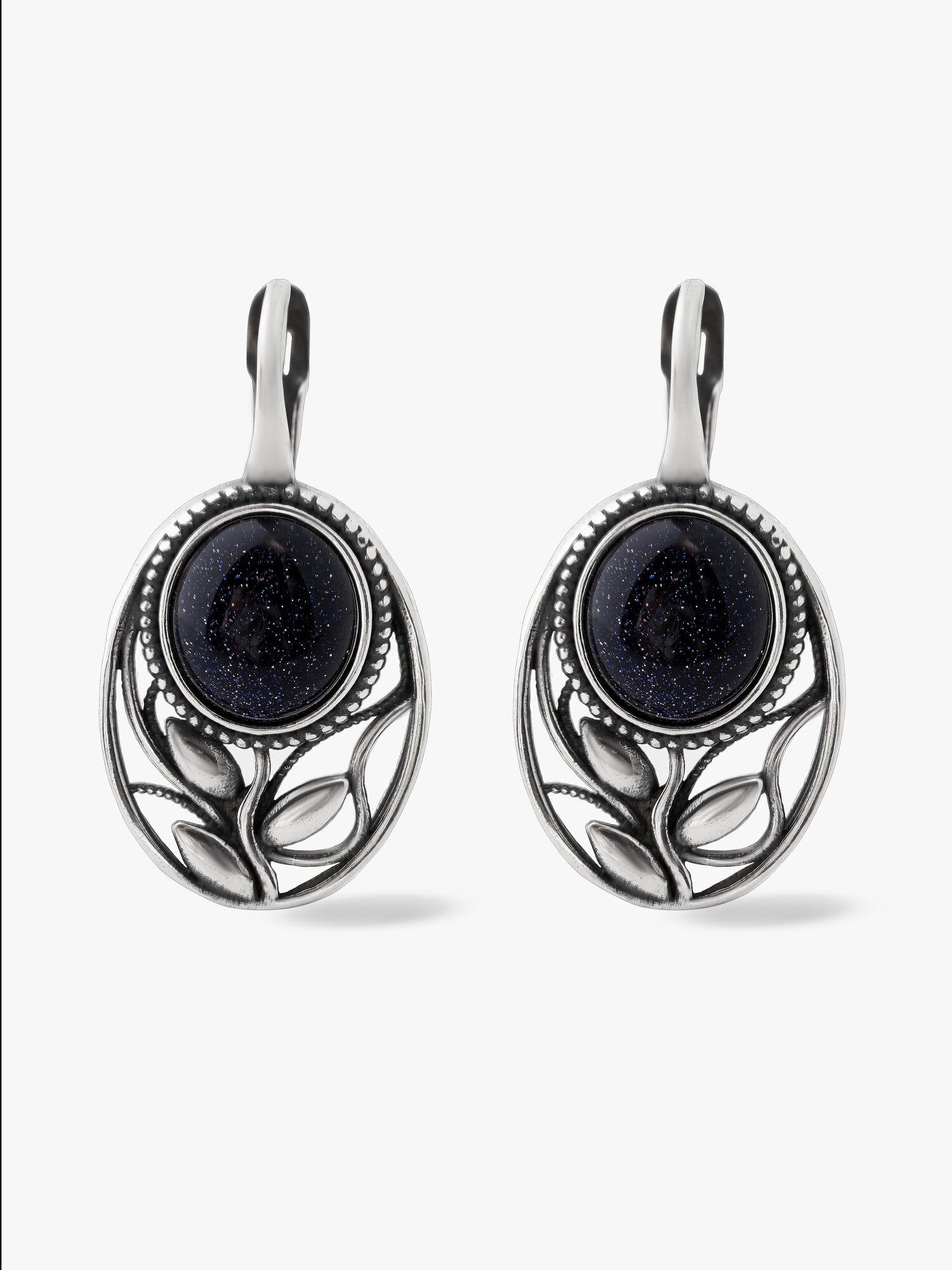 Серьги, авантюрин