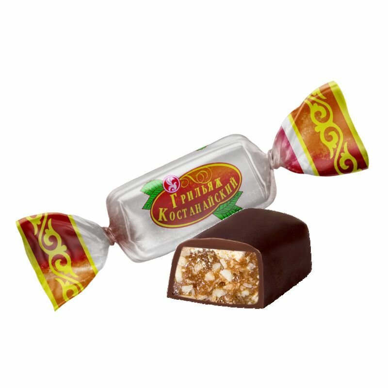 Конфеты Биси Грильяж Костанайский, 1кг, Баян Сулу