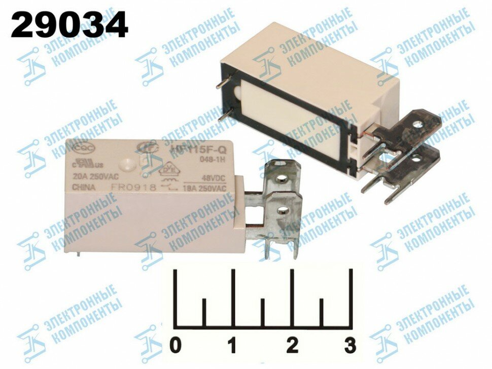 Реле =48V 18A/250V HF115F-Q