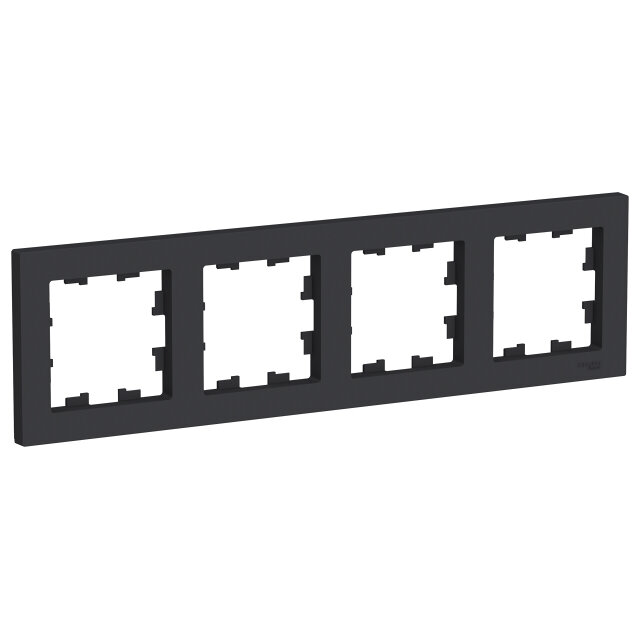 Atlas Design Карбон рамка на 4 поста для светодиодной витрины и интерьера