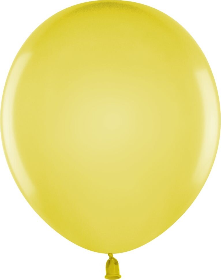 Шар (12'/30 см) Желтый (M21/470), металлик, 100 шт.