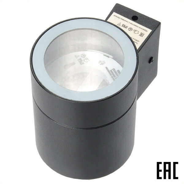 Светильник фасадный GX53 General 220В черный IP65 661133 GWL-GX53-M-IP65-BLACK