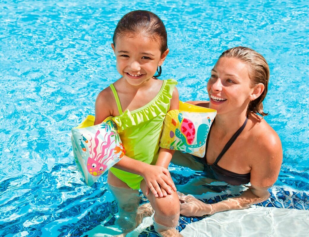 Надувные нарукавники Подводный мир, 23х15 см, от 3 до 6 лет