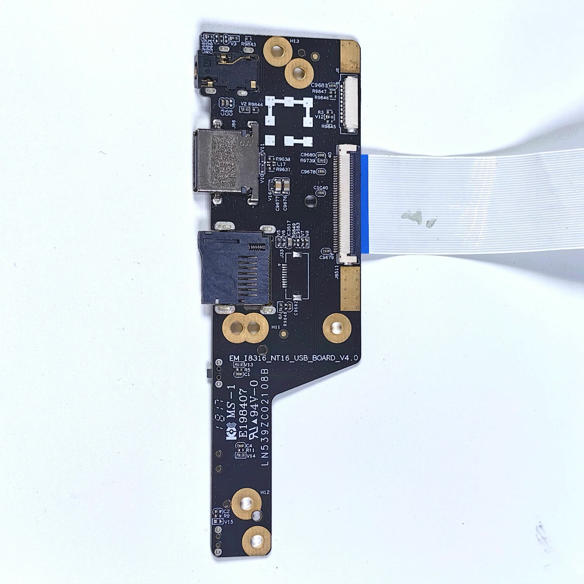 Плата аудио, USB и картридер для Prestigio PNT10130