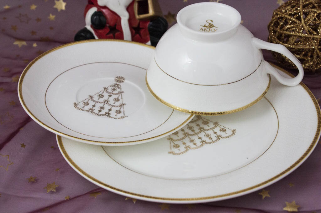 Новогодний подарочный набор (желтое золото) ALL-7301А