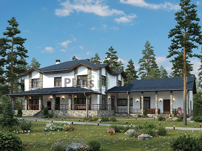 Проект дома Plans-63-65 (429 кв. м, газобетон)
