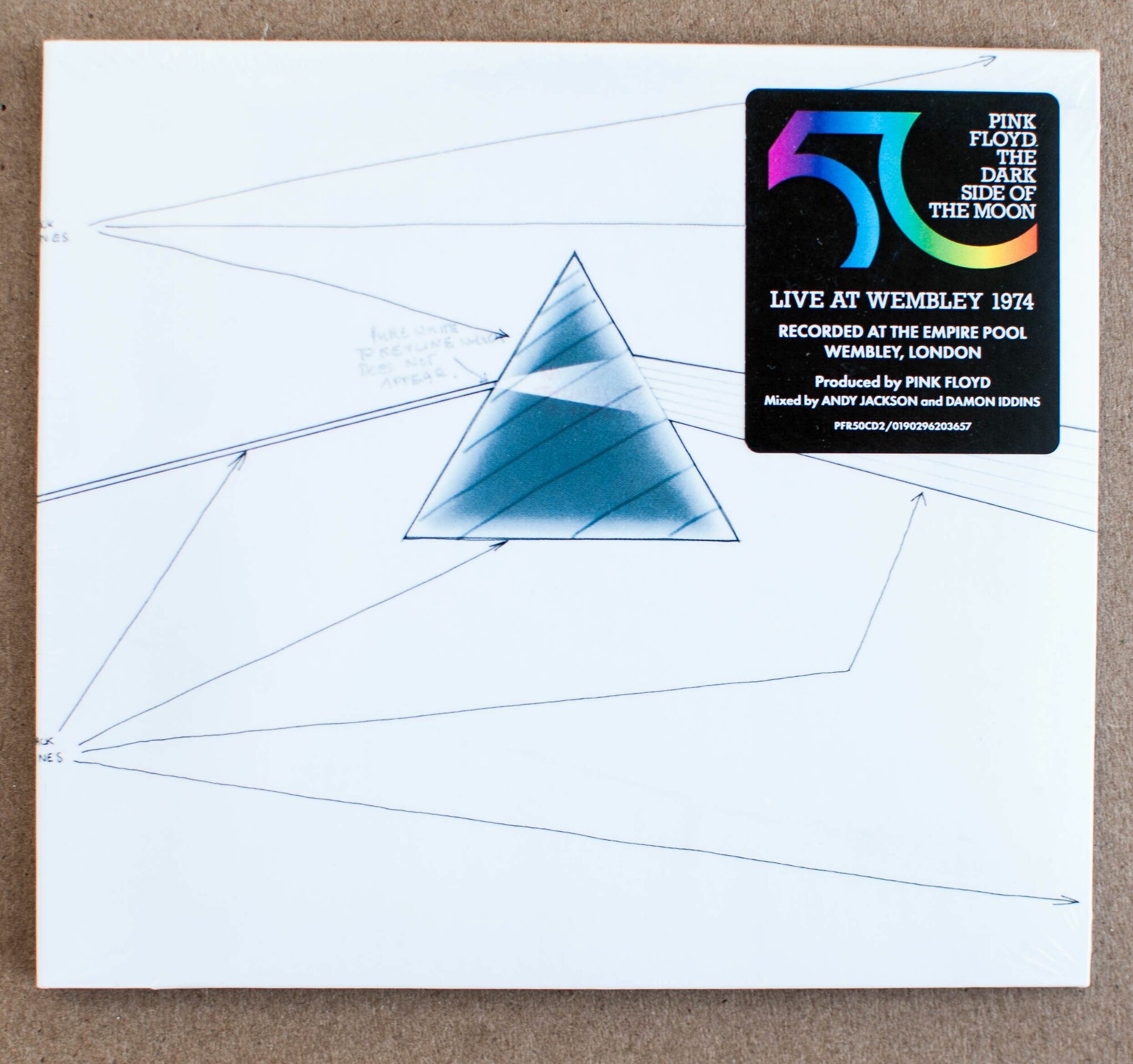 Pink Floyd - The Dark Side Of The Moon (Live At Wembley 1974) Аудио CD Оригинал из Европы