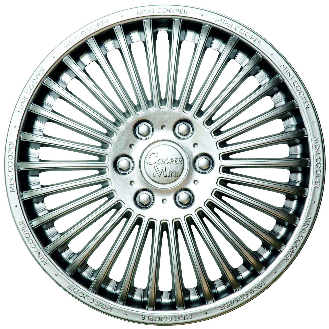 Автомобильные колпаки на диски м-купер R16", серебристый, в комплекте 4 колпака